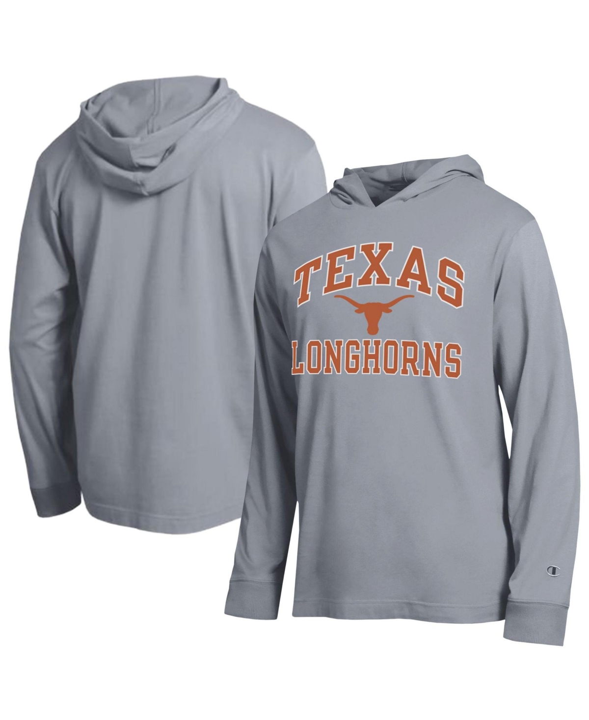 Click here for Champion Mens Heather Gray Texas Longhorns High Mo... prices