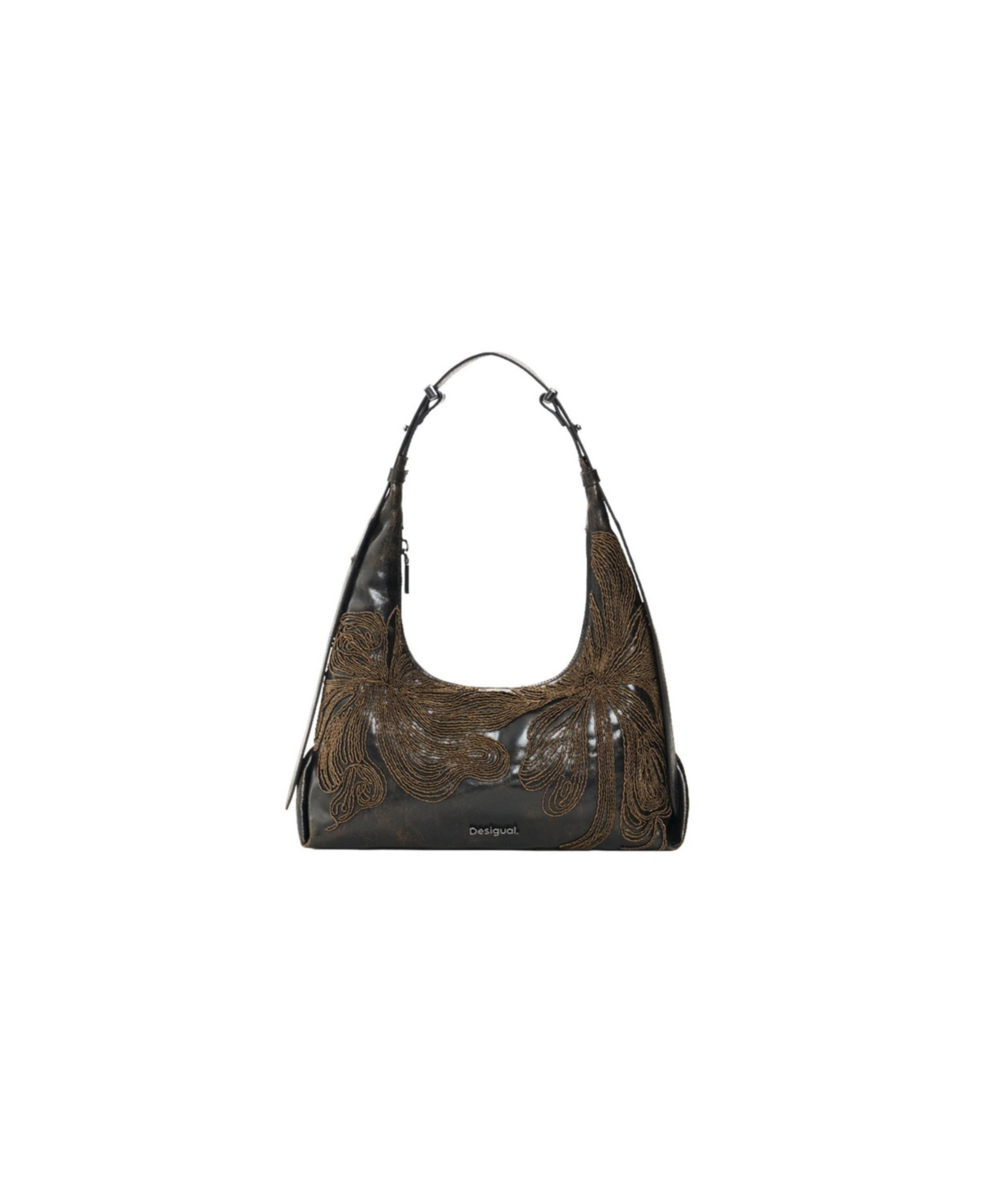 Click here for Desigual Womens Small Shoulder Bag - Dark brown prices
