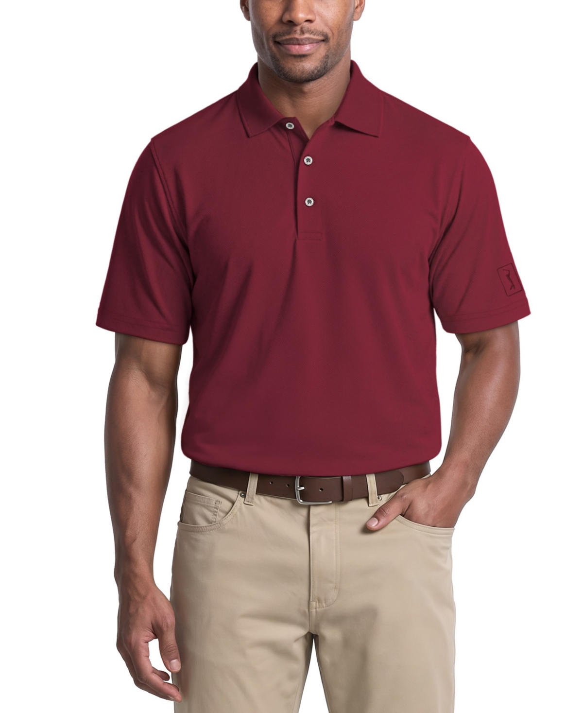 Click here for Pga Tour Mens Apparel Golf Regular-Fit Polo Shirt... prices