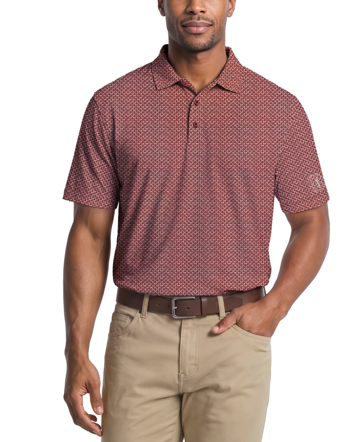 Click here for Pga Tour Mens Classic Geometric Print Regular-Fit... prices