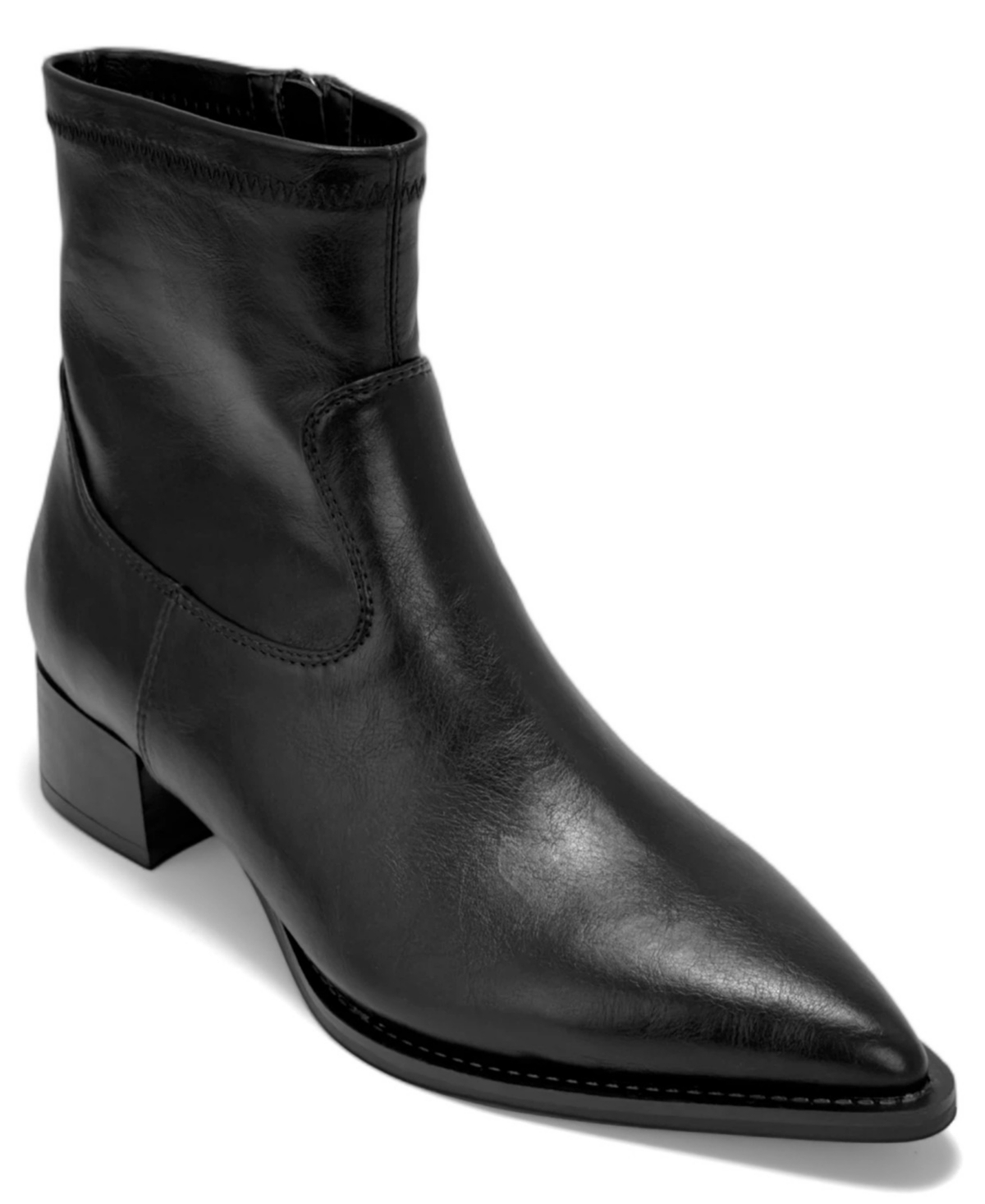 Click here for Aerosoles Womens Myrtle Pointed Toe Booties - Blac... prices