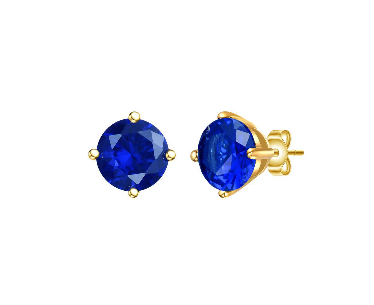 Click here for Rachel Glauber Dainty 14K Gold Plated 7MM Cubic Zi... prices