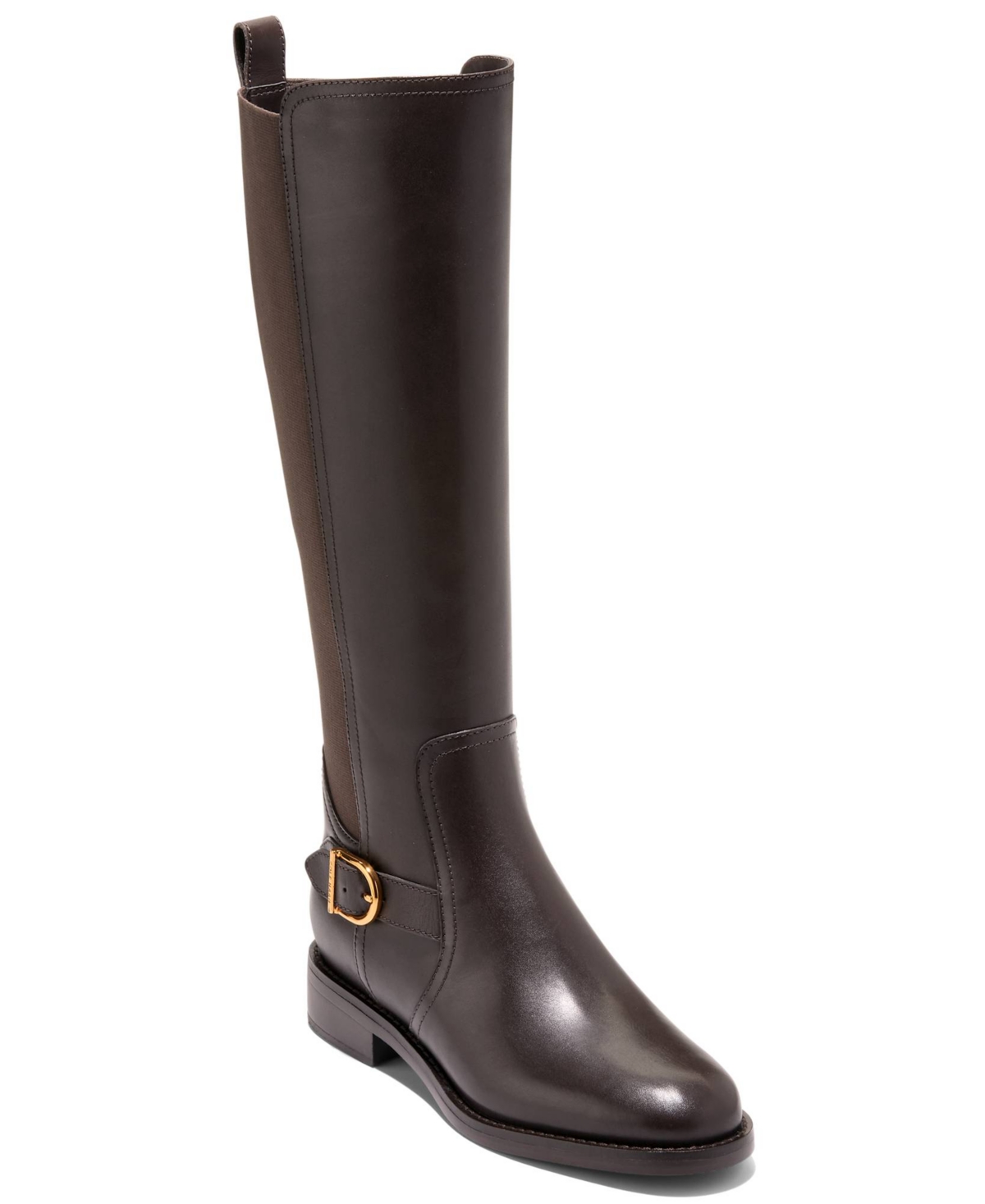 Click here for Cole Haan Womens Prue Zipper Riding Boots - Dark C... prices