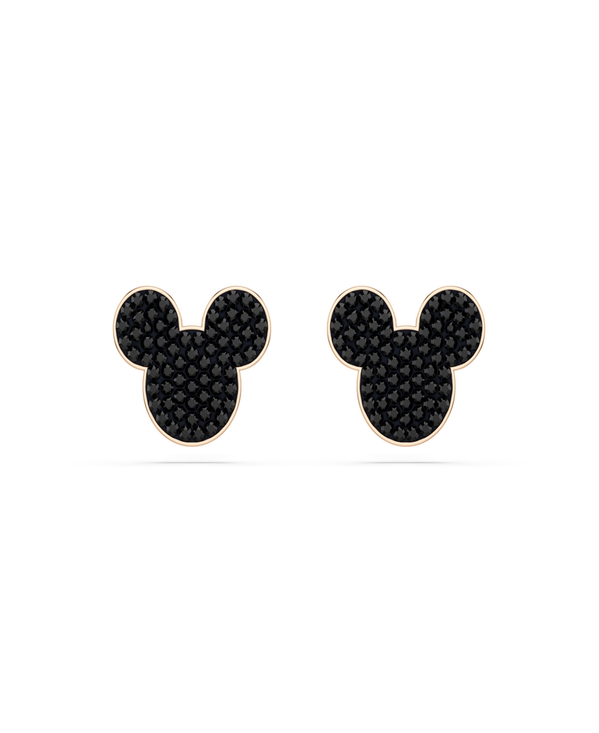 Click here for Swarovski Rose Gold-Tone Plated Black Crystals Ear... prices