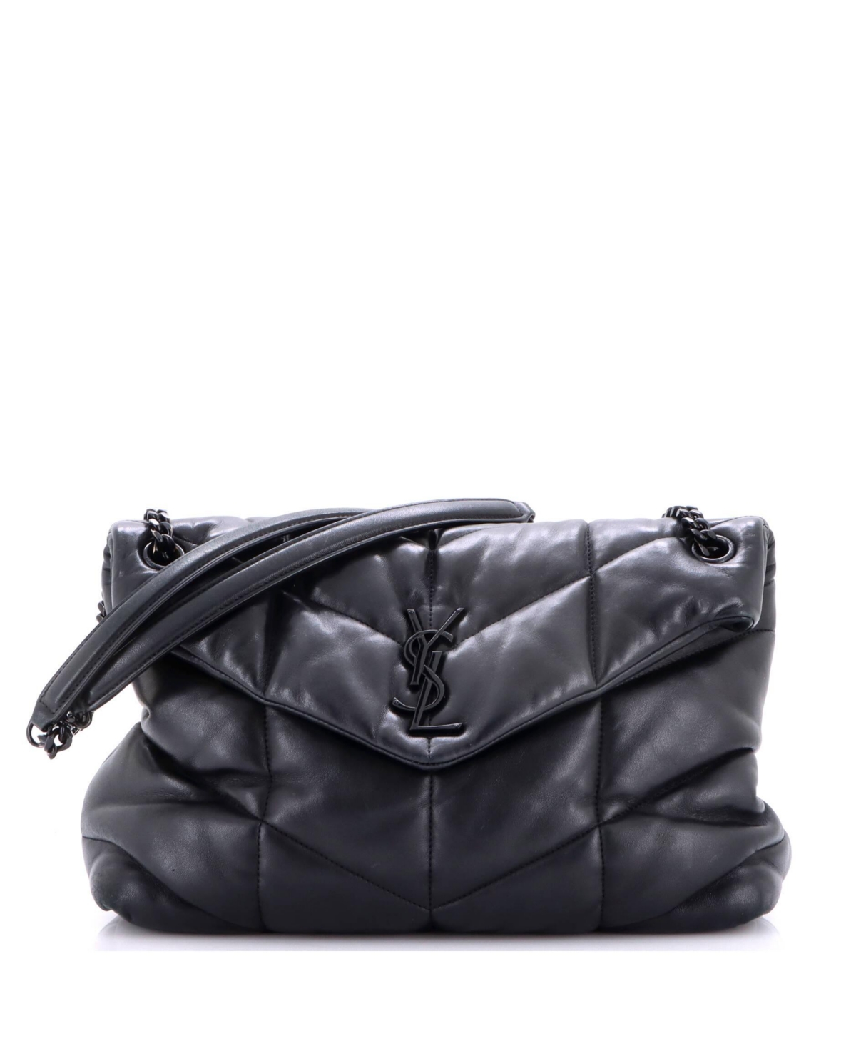Click here for Pre-Owned Saint Laurent Medium Loulou Puffer Shoul... prices