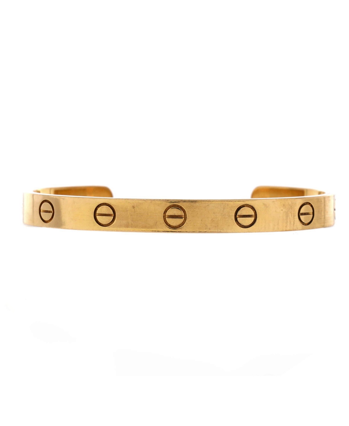 Click here for Pre-Owned Cartier Love Cuff Bracelet - 18k yellow... prices