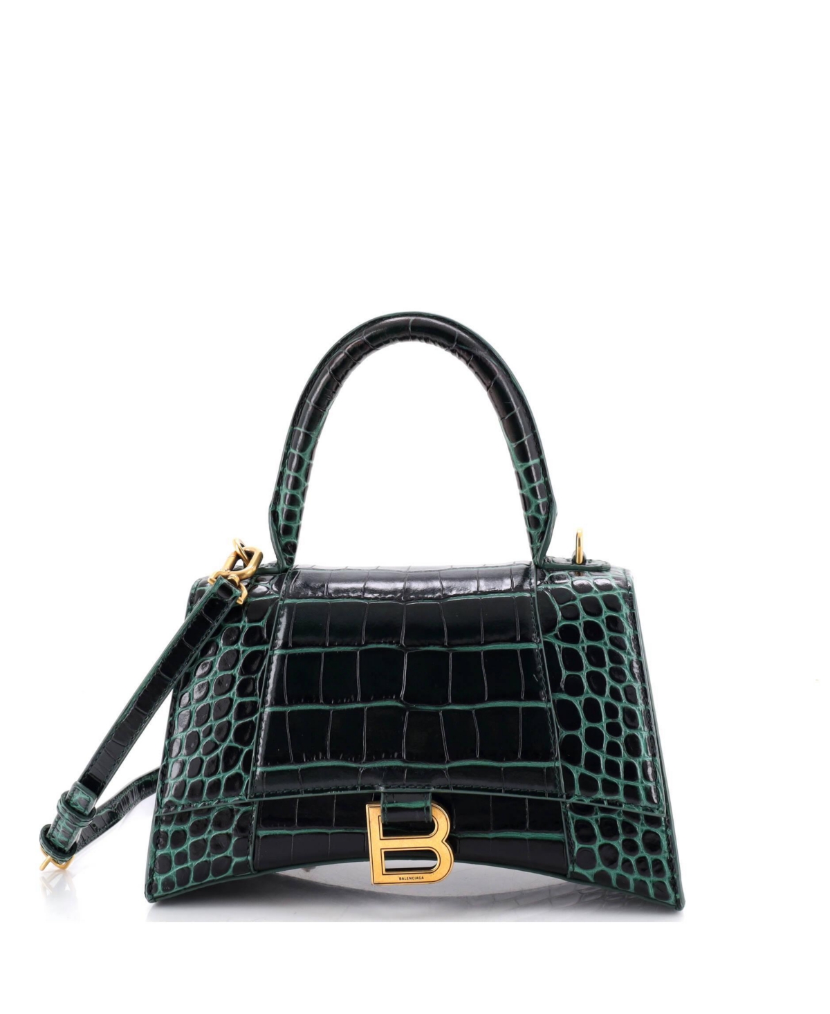 Click here for Pre-Owned Balenciaga Small Hourglass Top Handle Ba... prices