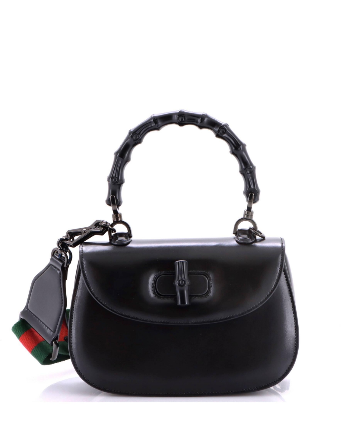 Click here for Pre-Owned Gucci Small Bamboo 1947 Top Handle Bag L... prices