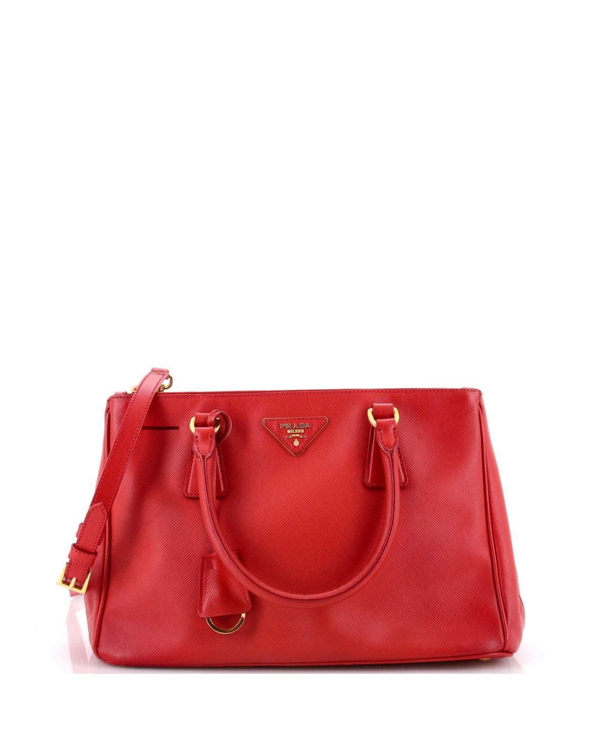 Click here for Pre-Owned Prada Small Double Zip Lux Tote Saffiano... prices