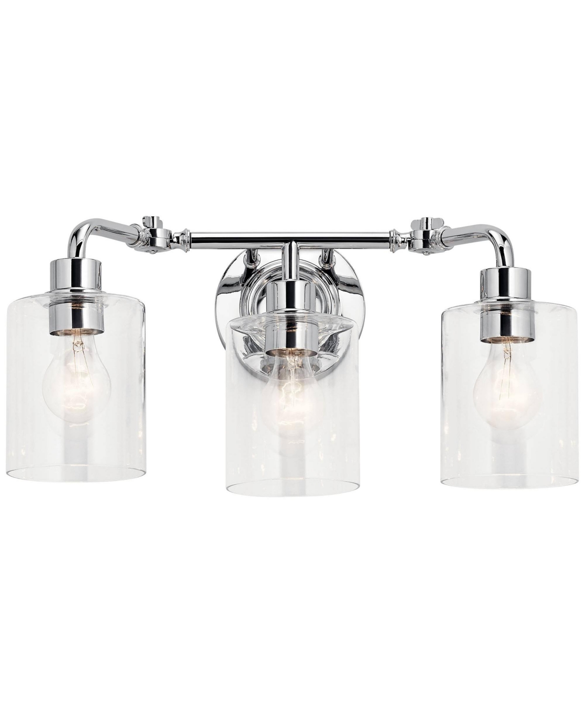 Click here for Kichler Gunnison 24 Wide Chrome 3-Light Bath Light... prices