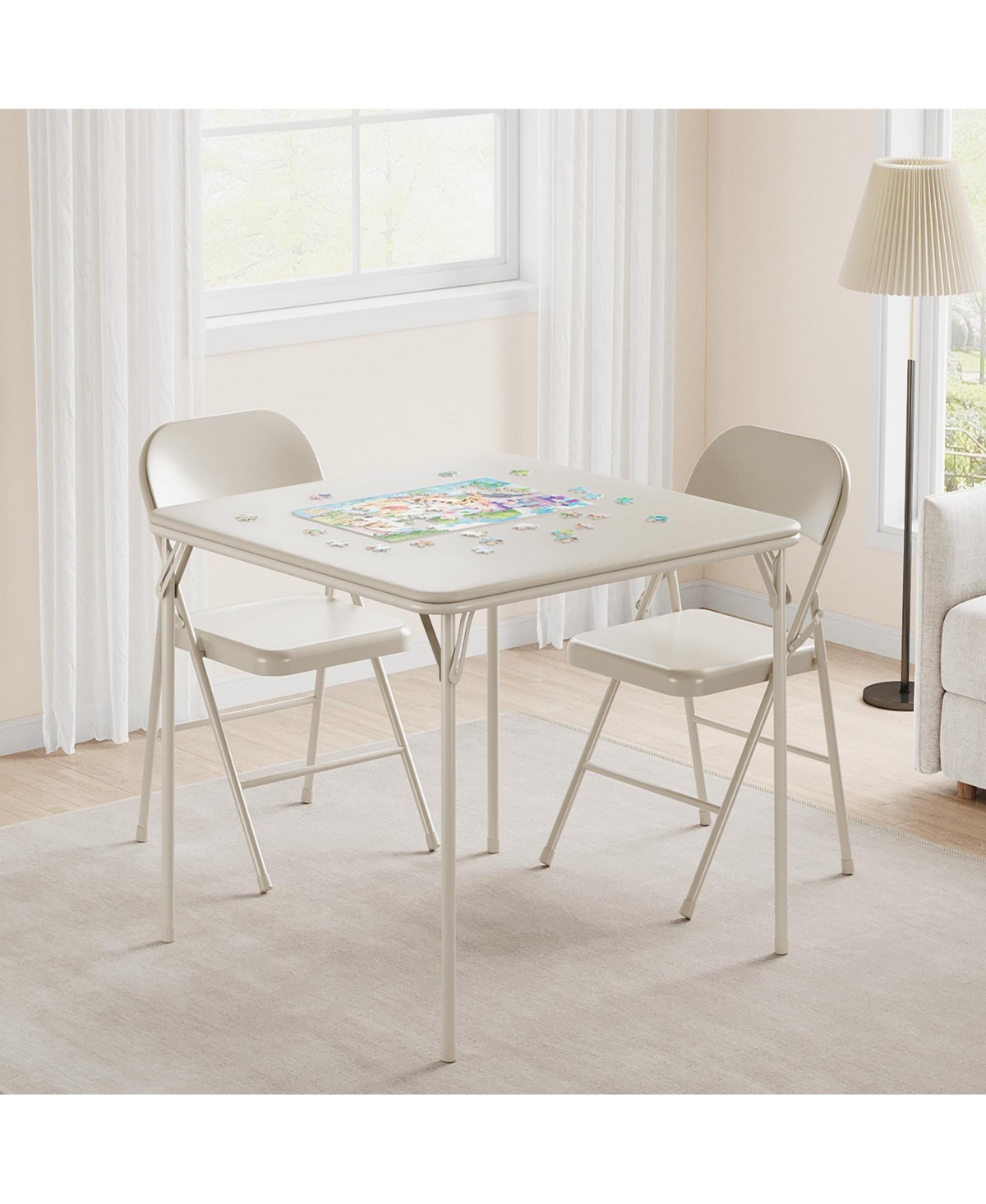 Click here for Folding Table and Chairs Set 3 Piece Square Poker... prices