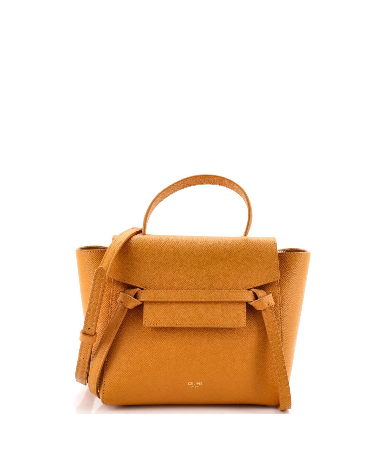 Click here for Pre-Owned Celine Nano Belt Bag Textured Leather -... prices