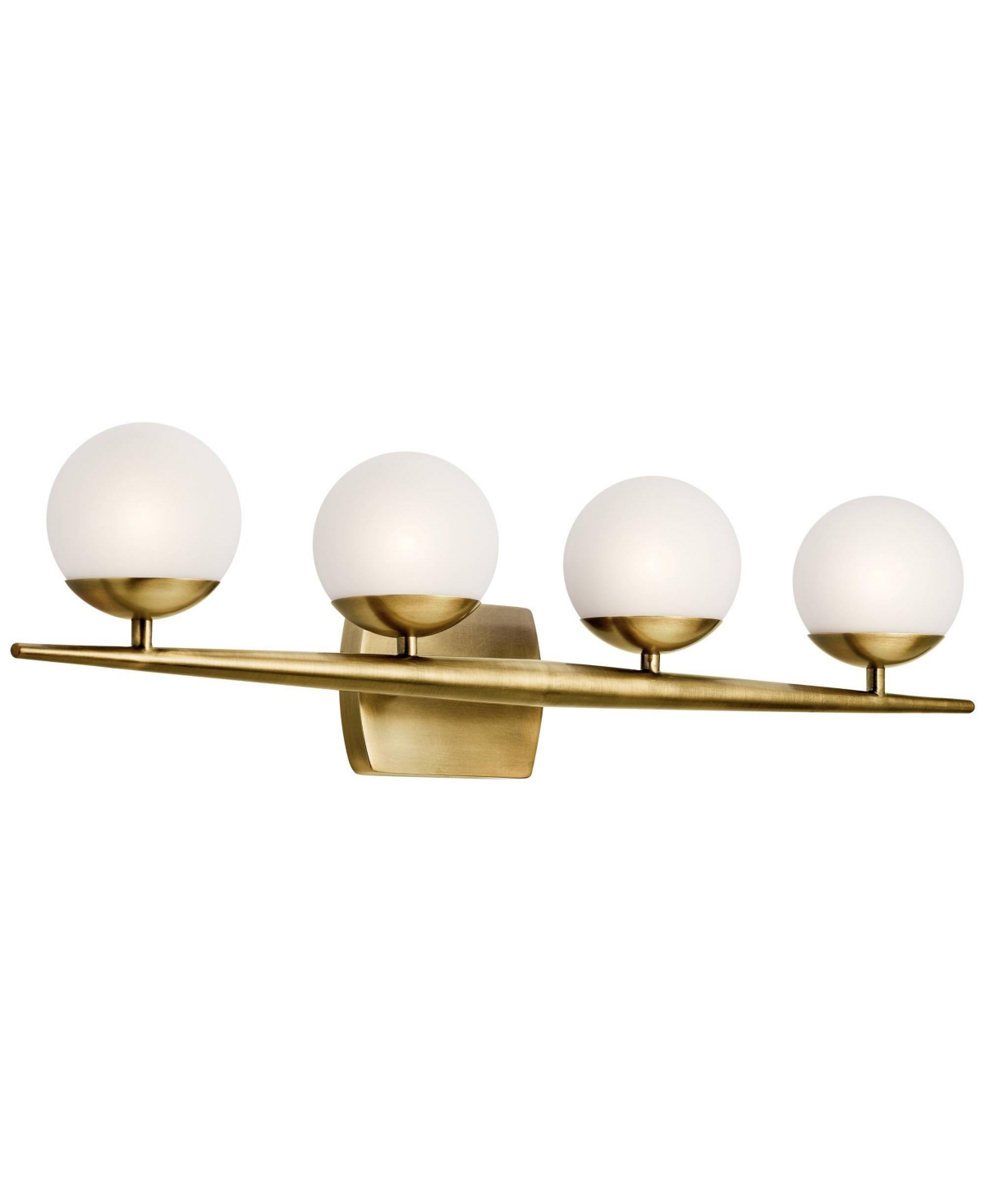 Click here for Kichler Jasper 32 1/4 Wide Natural Brass 4-Light H... prices