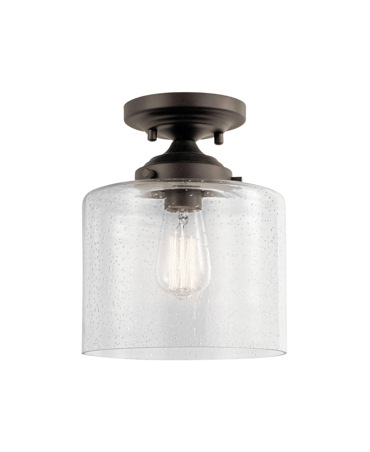 Click here for Kichler Winslow 8 1/2 Wide Seeded Glass Olde Bronz... prices