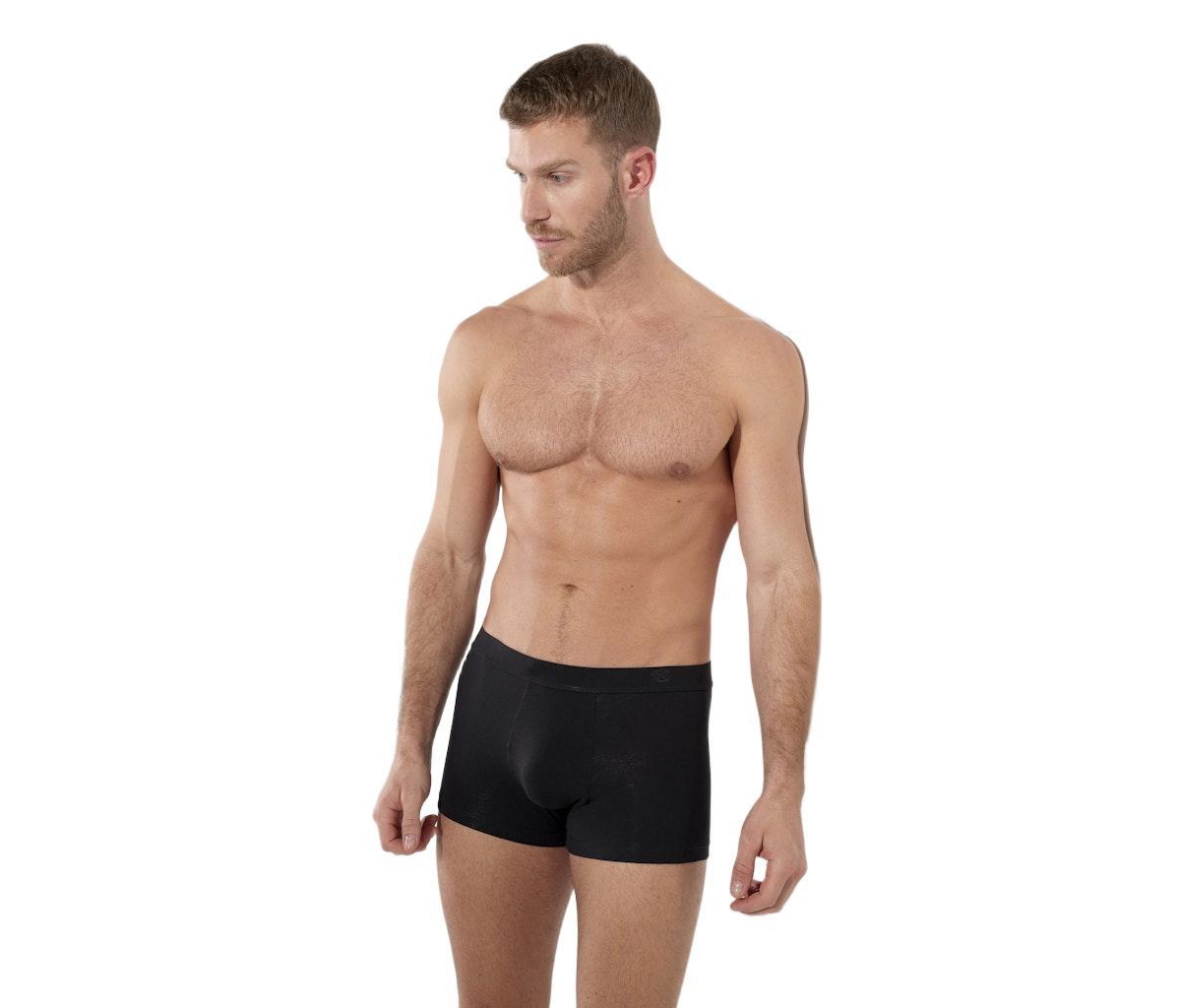 Click here for Hom Mens Supreme Cotton Comfort Boxer Briefs - Bla... prices