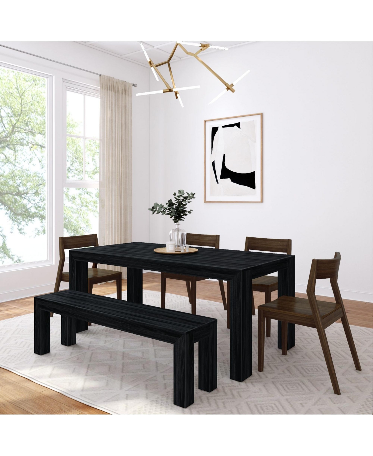 Click here for Plank+Beam 72 inch Modern Solid Wood Dining Table... prices