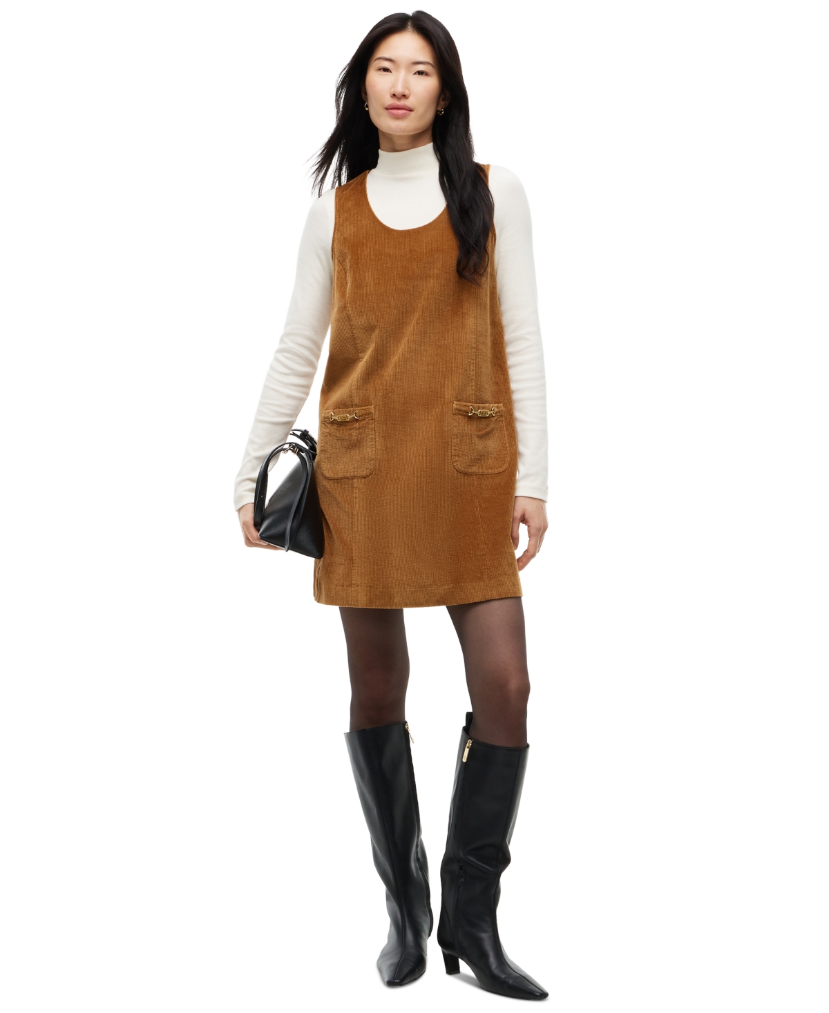 Click here for Tommy Hilfiger Womens Corduroy Scoop Neck Mini Dre... prices