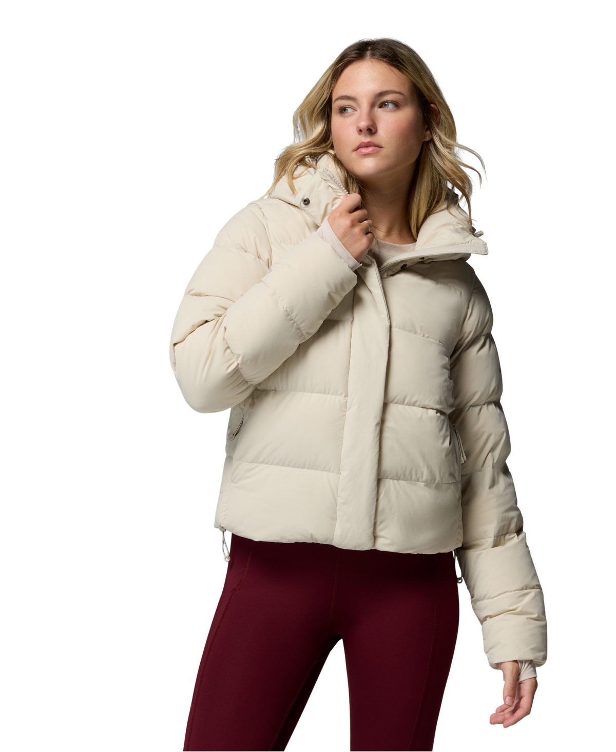 Click here for Columbia Womens Amaze Puffer Hooded Jacket - Dark... prices