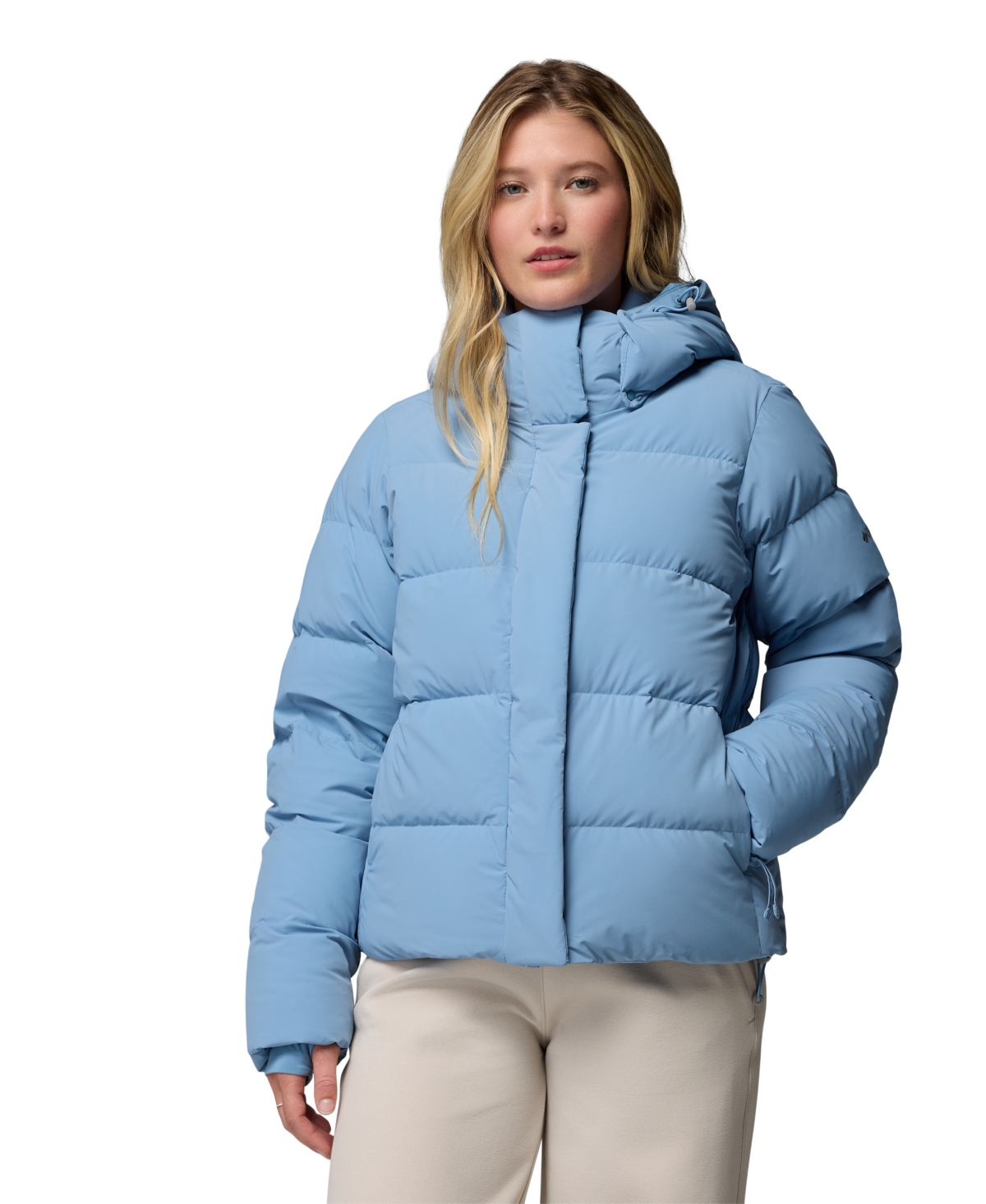 Click here for Columbia Womens Amaze Puffer Hooded Jacket - Rainy... prices
