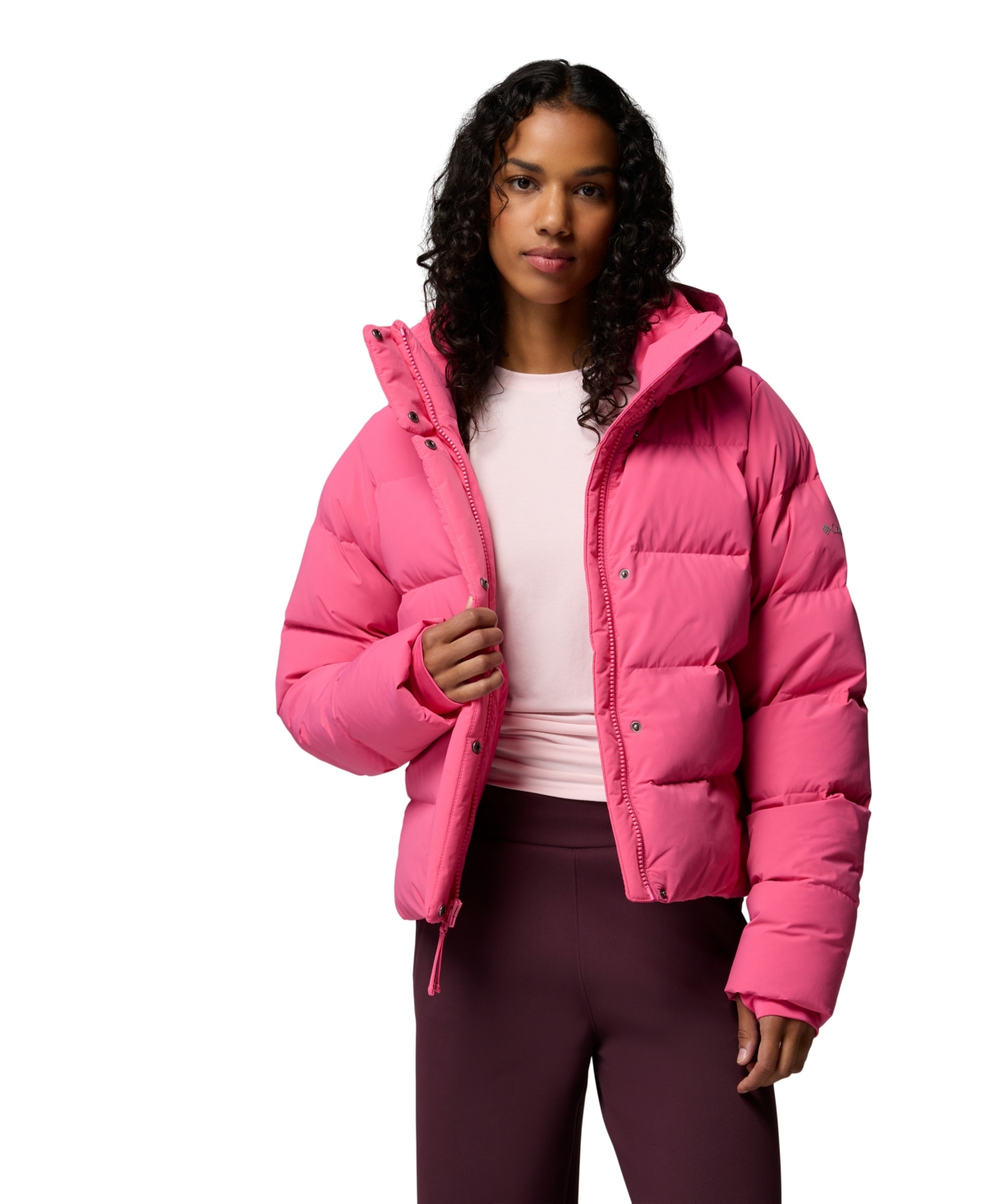 Click here for Columbia Womens Amaze Puffer Hooded Jacket - Nico prices