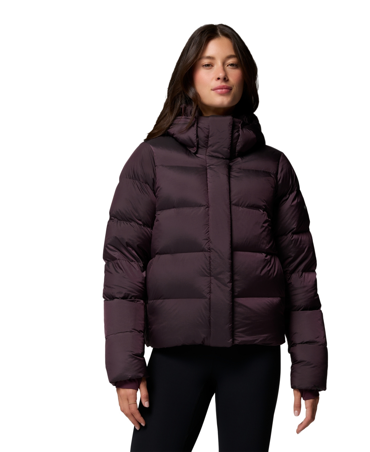 Click here for Columbia Womens Amaze Puffer Hooded Jacket - Moonv... prices