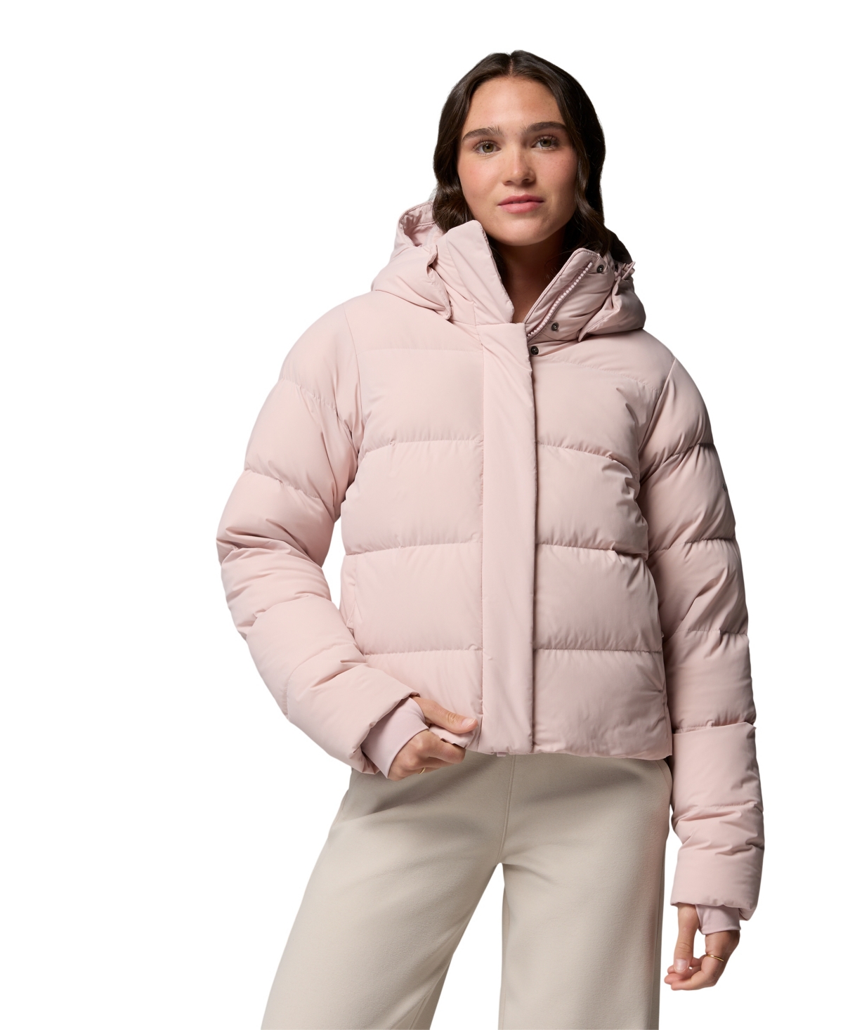 Click here for Columbia Womens Amaze Puffer Hooded Jacket - Miner... prices