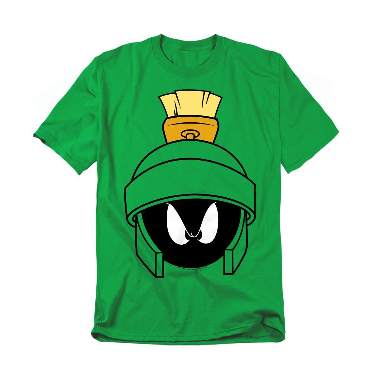 Click here for Looney Tunes Mens Marvin Face T-Shirt - Kelly gree... prices