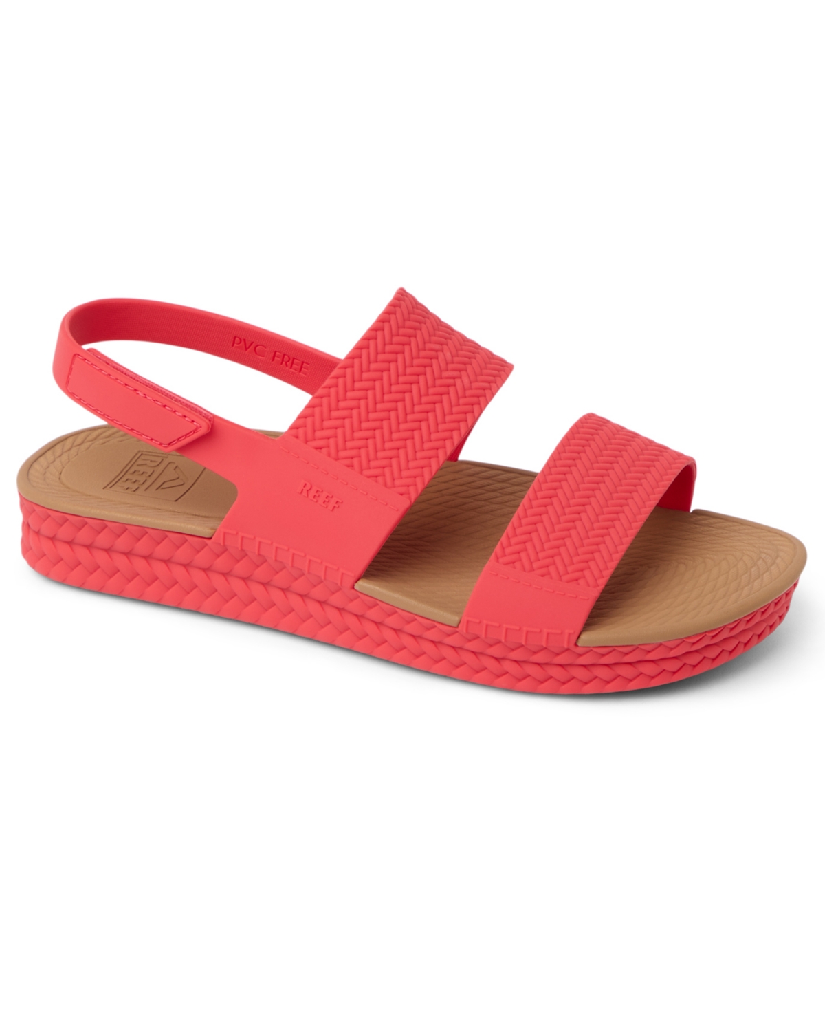 Click here for Reef Womens Water Vista Round Toe Flat Sandals - R... prices
