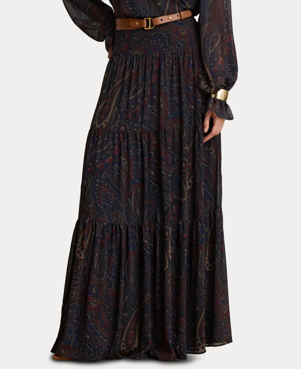 Click here for Lauren Ralph Lauren Womens High-Waisted Paisley Ma... prices
