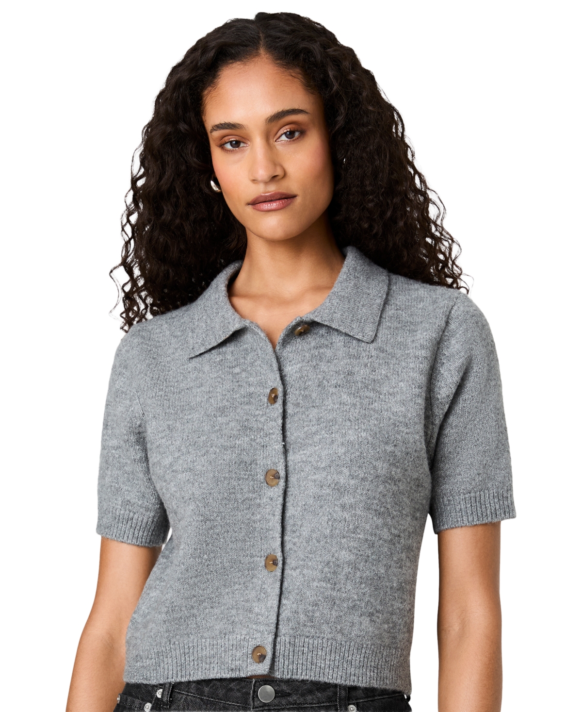Click here for French Connection Womens Suzie Short-Sleeve Collar... prices