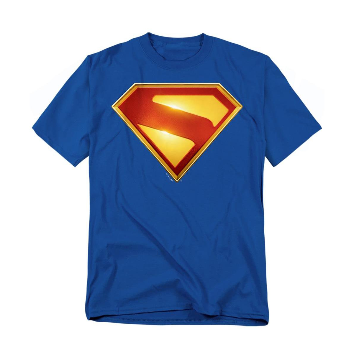 Click here for Superman Mens 2025 New Logo Color T-Shirt - Royal prices