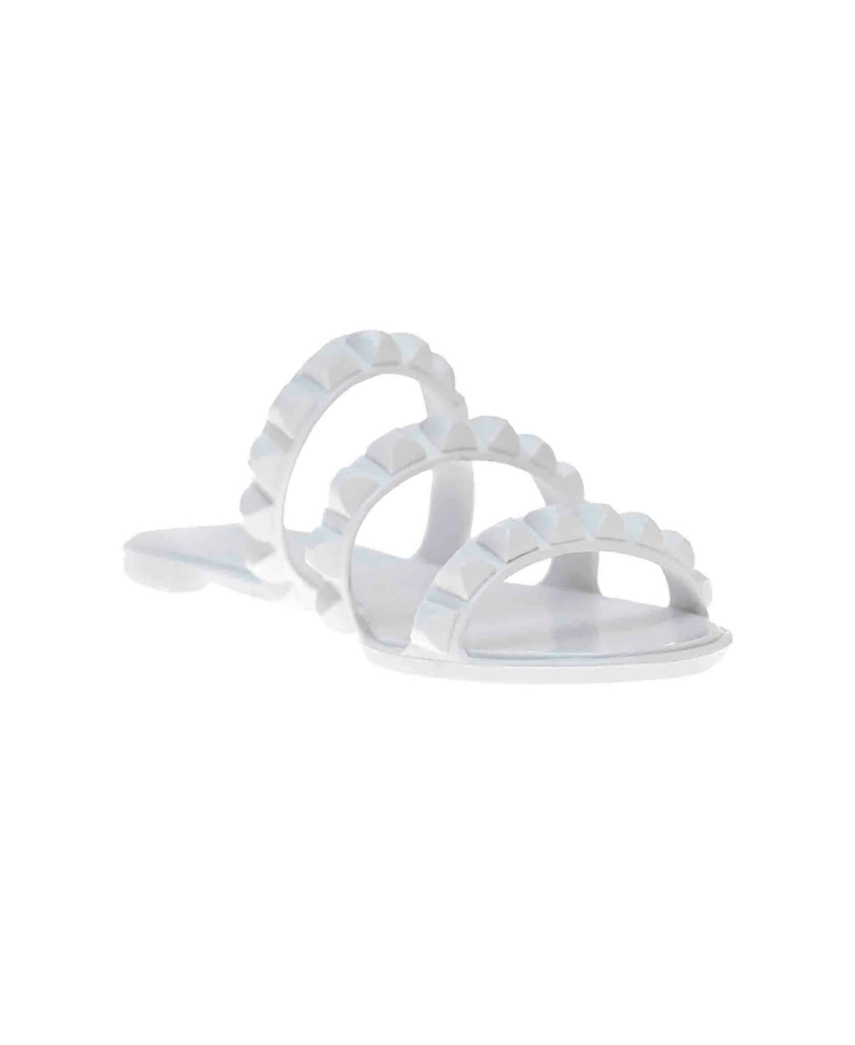 Click here for Carmen Sol Womens Maria 3 Strap Flat Sandal - Whit... prices