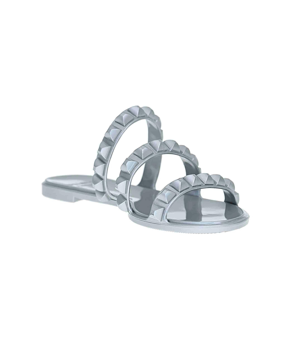 Click here for Carmen Sol Womens Maria 3 Strap Flat Sandal - Silv... prices