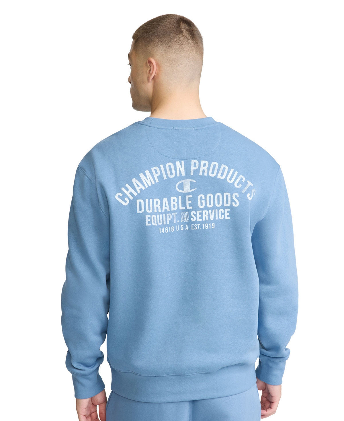 Click here for Champion Mens Durable Goods Fleece Sweatshirt - Ri... prices