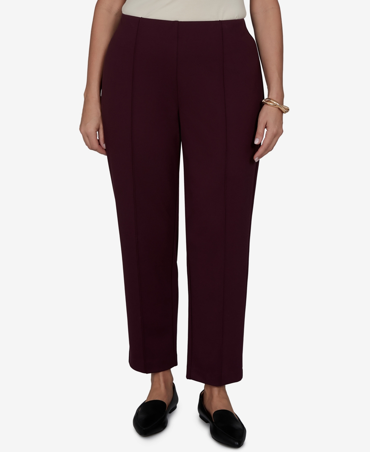 Click here for Ruby Rd. Plus Size Mid-Rise Pull-On Ponte Pants -... prices