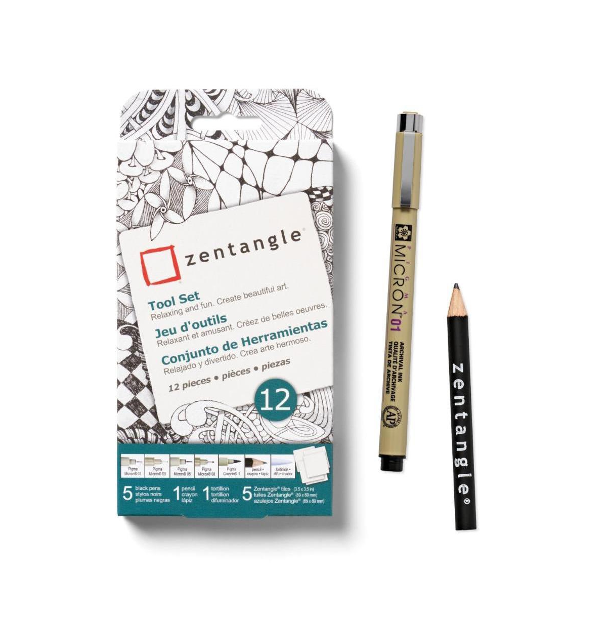 Click here for Sakura Zentangle tool set w/ 3.5" White Tiles prices