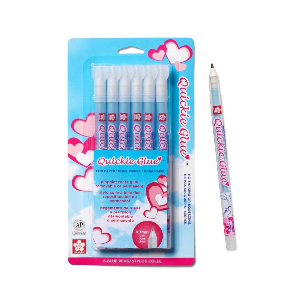 Click here for Sakura 6-Piece Quickie Liquid Glue Pen Set prices