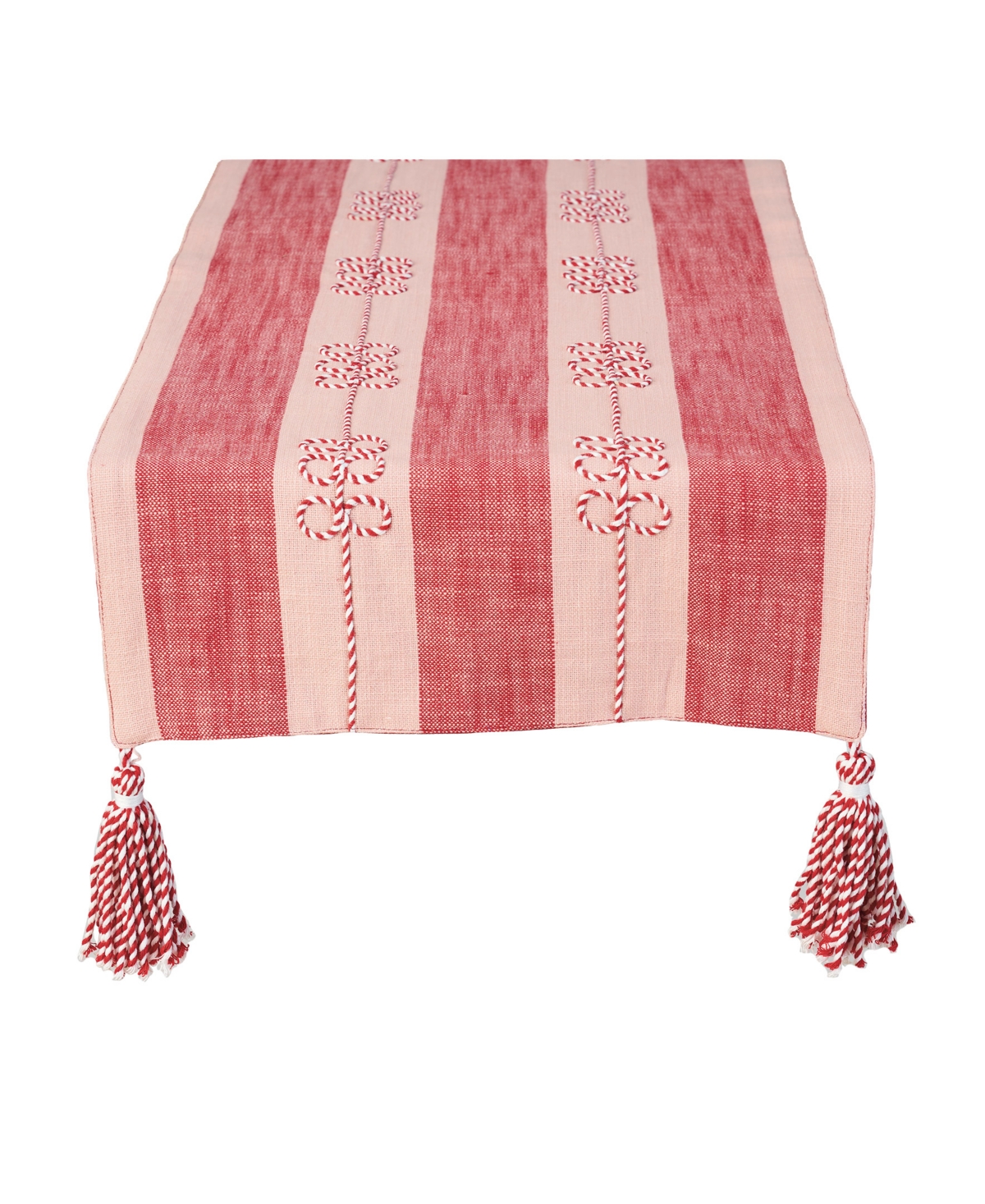Click here for Tableau Peppermint Bows 72 Table Runner with Tasse... prices
