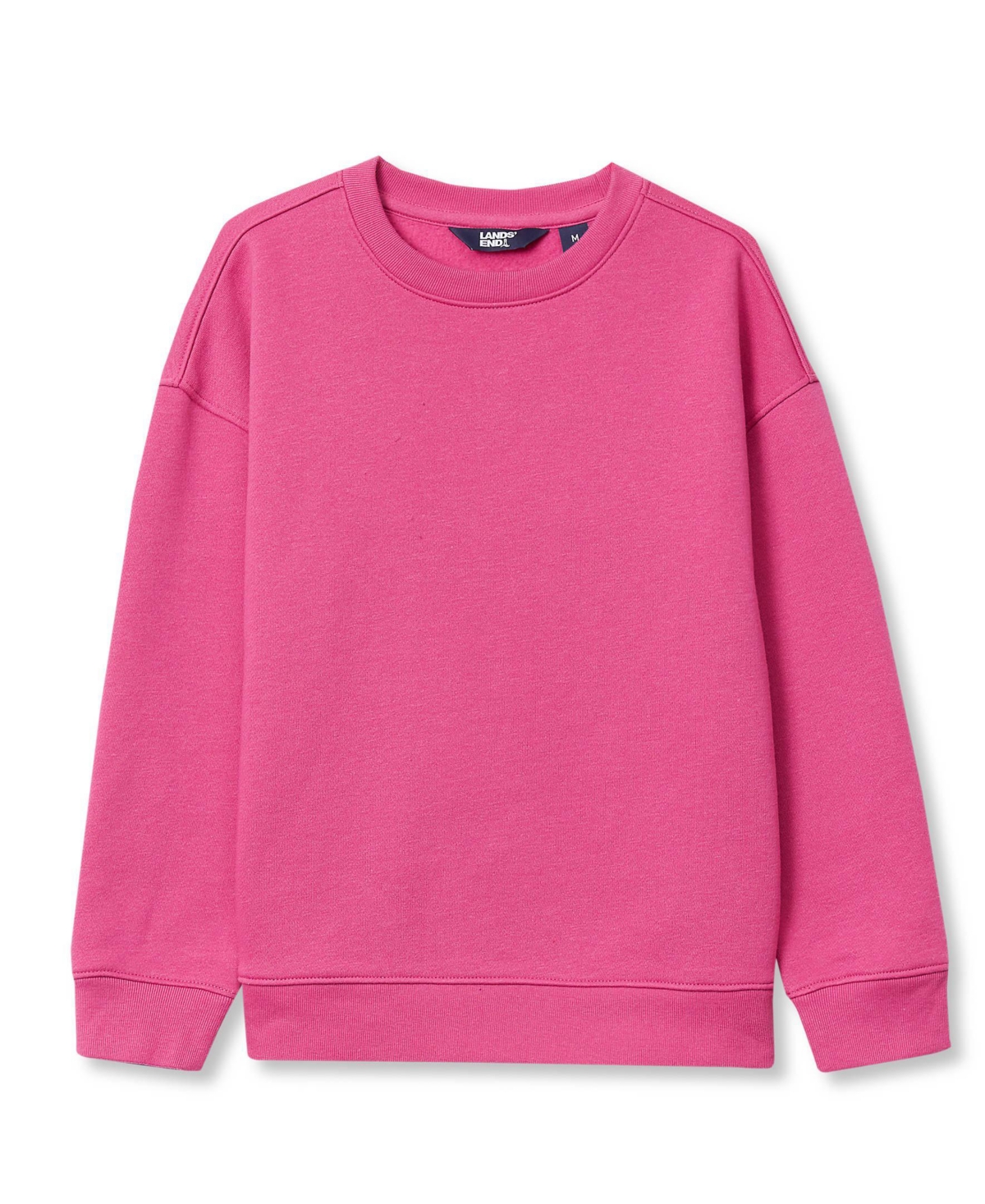 Click here for Lands End Kids Husky Relaxed Fit Fleece Crewneck S... prices