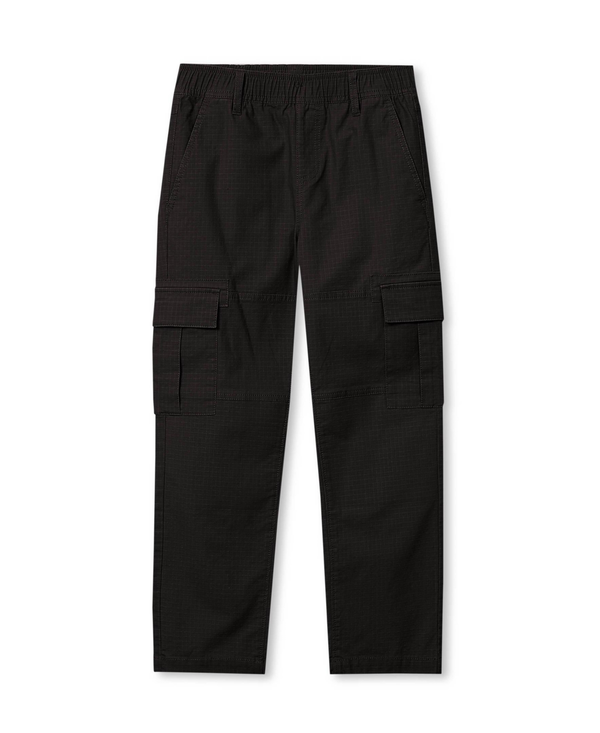 Click here for Lands End Boys Iron Knee Woven Cargo Pants - Black prices