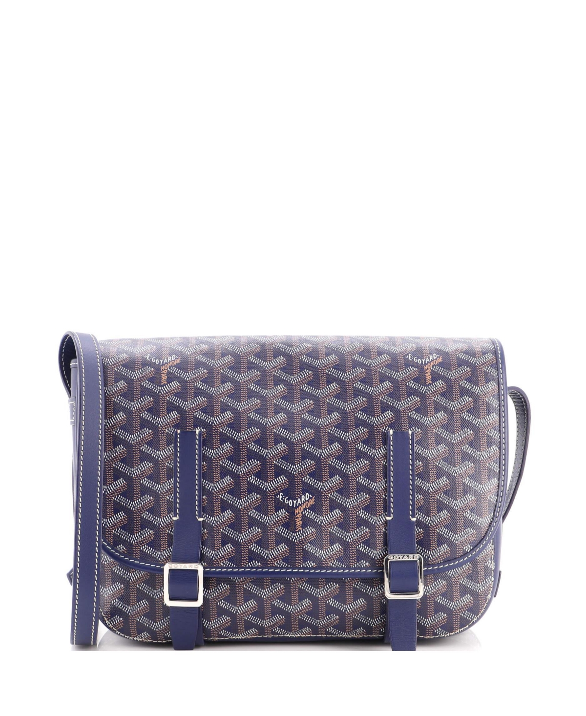 Click here for Pre-Owned Goyard Mm Belvedere Messenger Bag Coated... prices