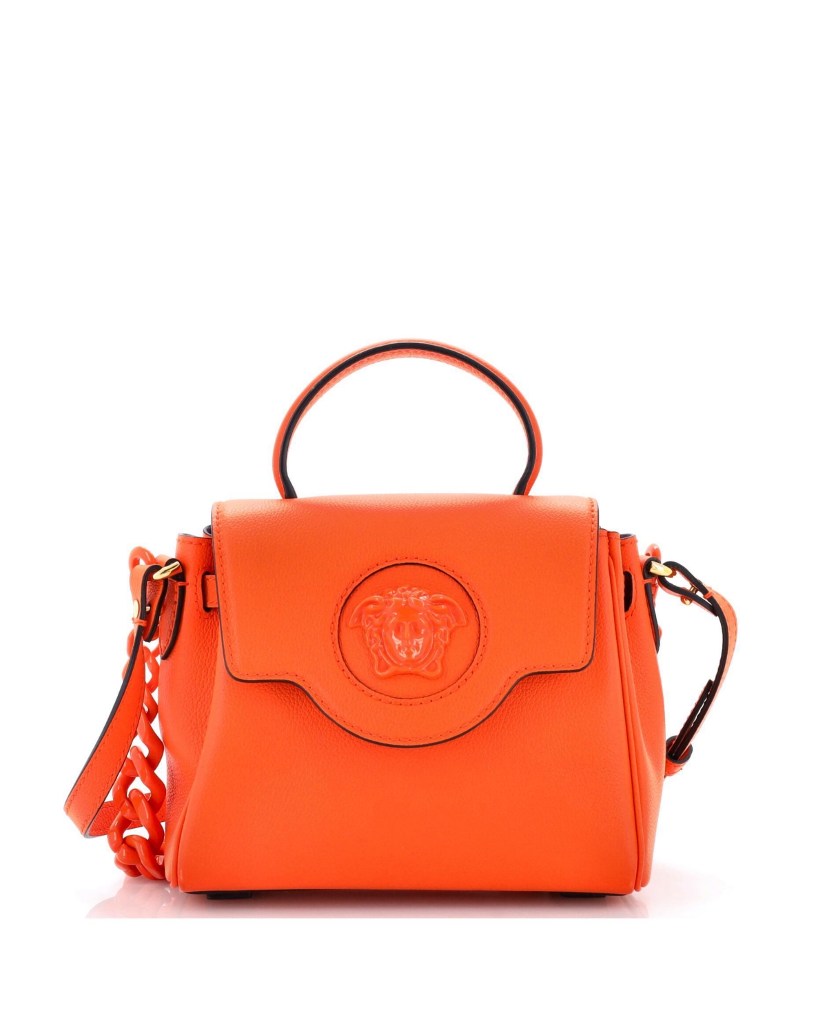 Click here for Pre-Owned Versace Small La Medusa Top Handle Bag L... prices