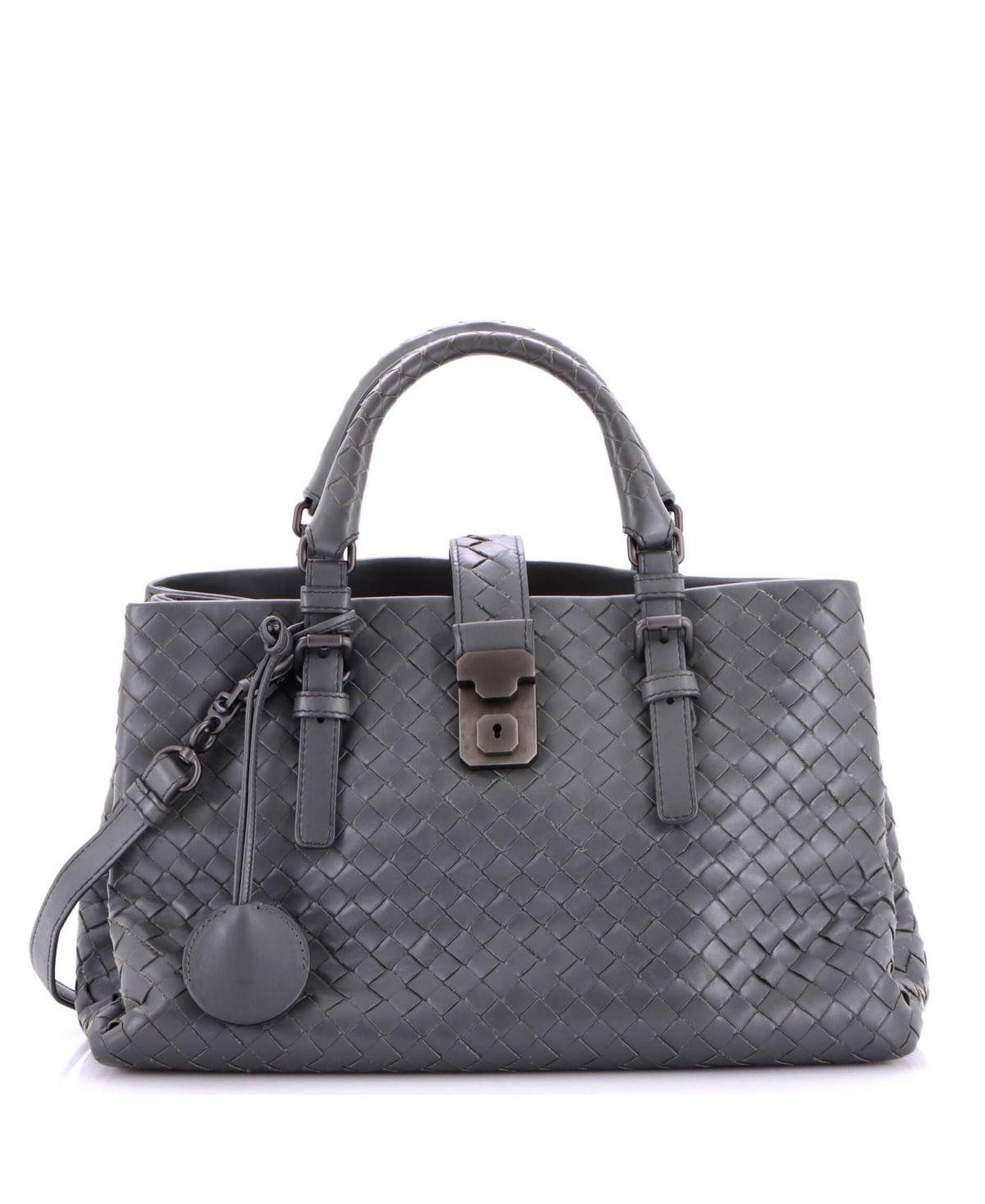 Click here for Pre-Owned Bottega Veneta Small Roma Bag Intrecciat... prices