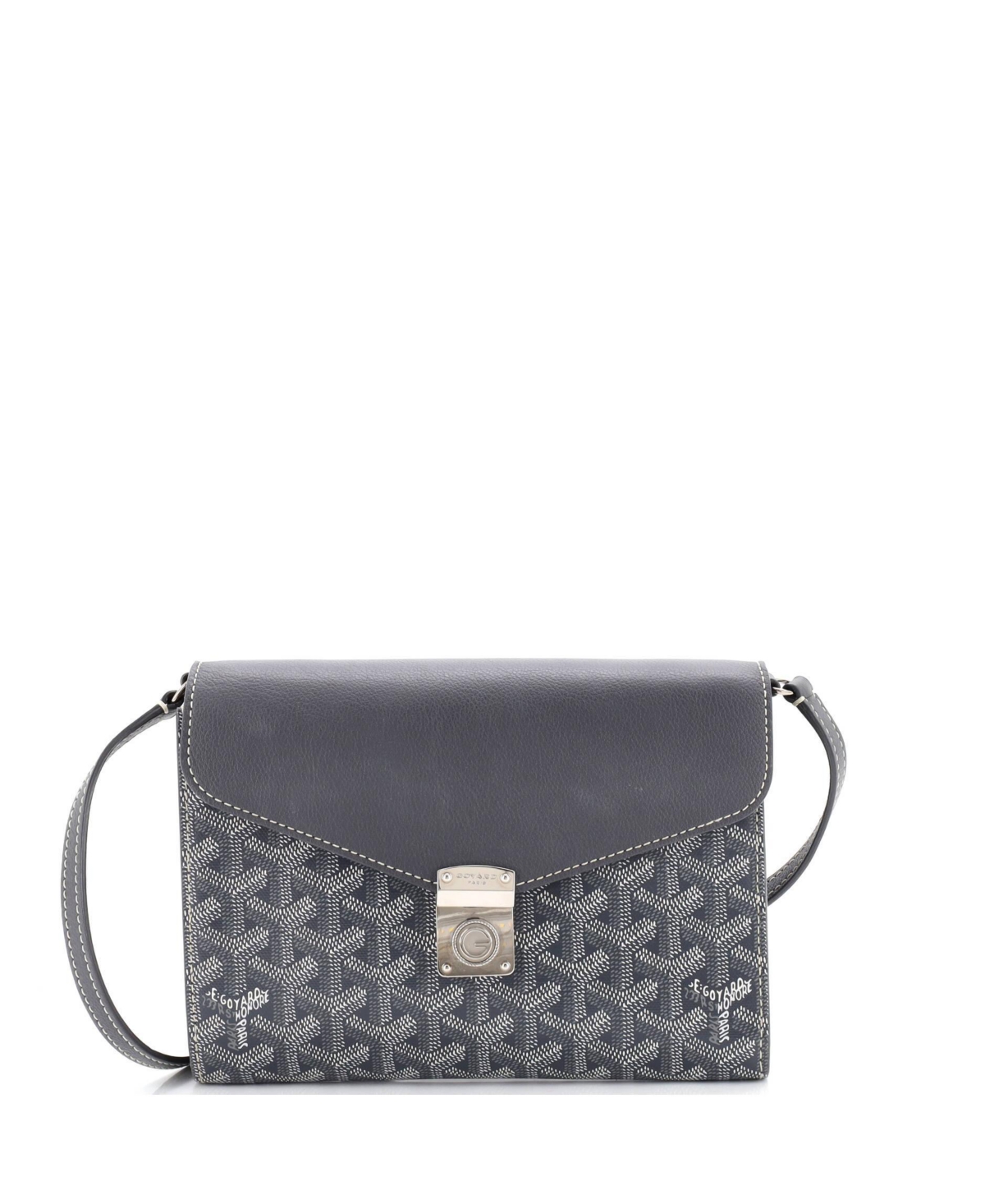 Click here for Pre-Owned Goyard Chypre Wallet on Strap Coated Can... prices