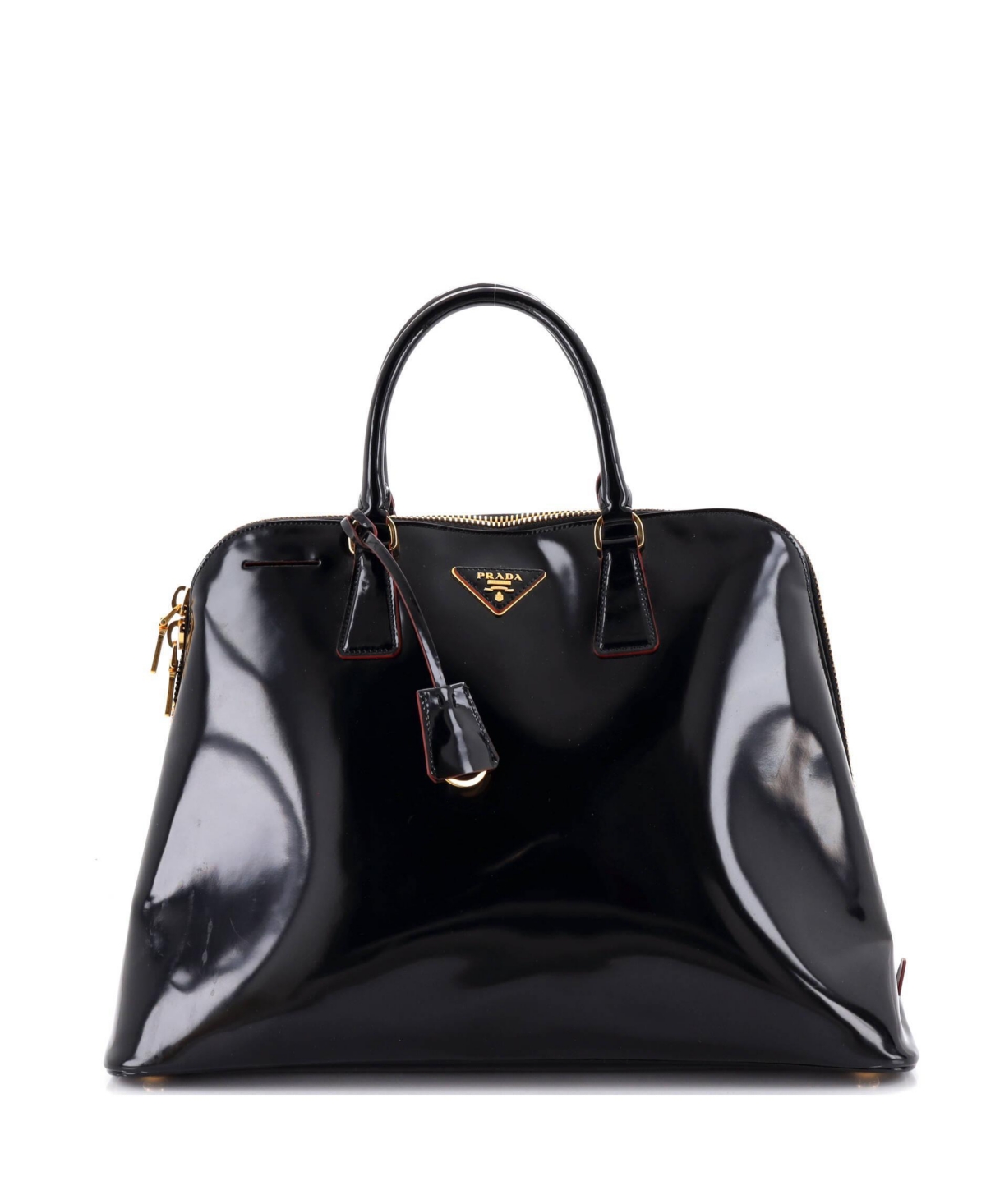 Click here for Pre-Owned Prada Large Promenade Bag Spazzolato Lea... prices