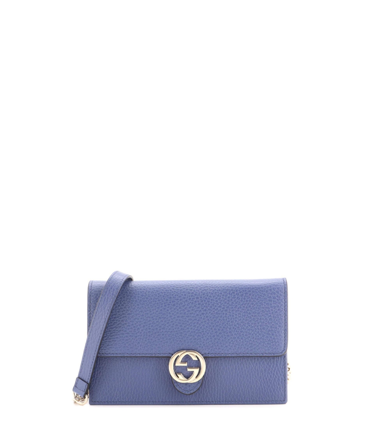 Click here for Pre-Owned Gucci Interlocking Wallet on Chain Leath... prices