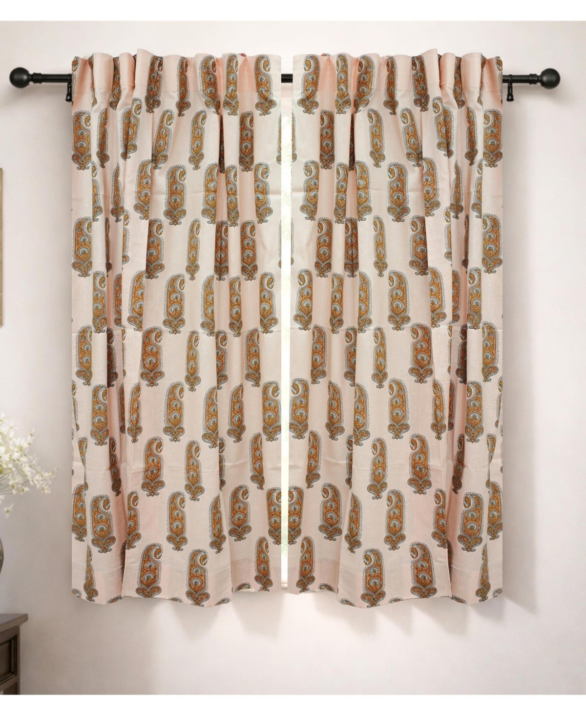 Click here for Fabdivine Namokar Handmade Floral Block Print Line... prices