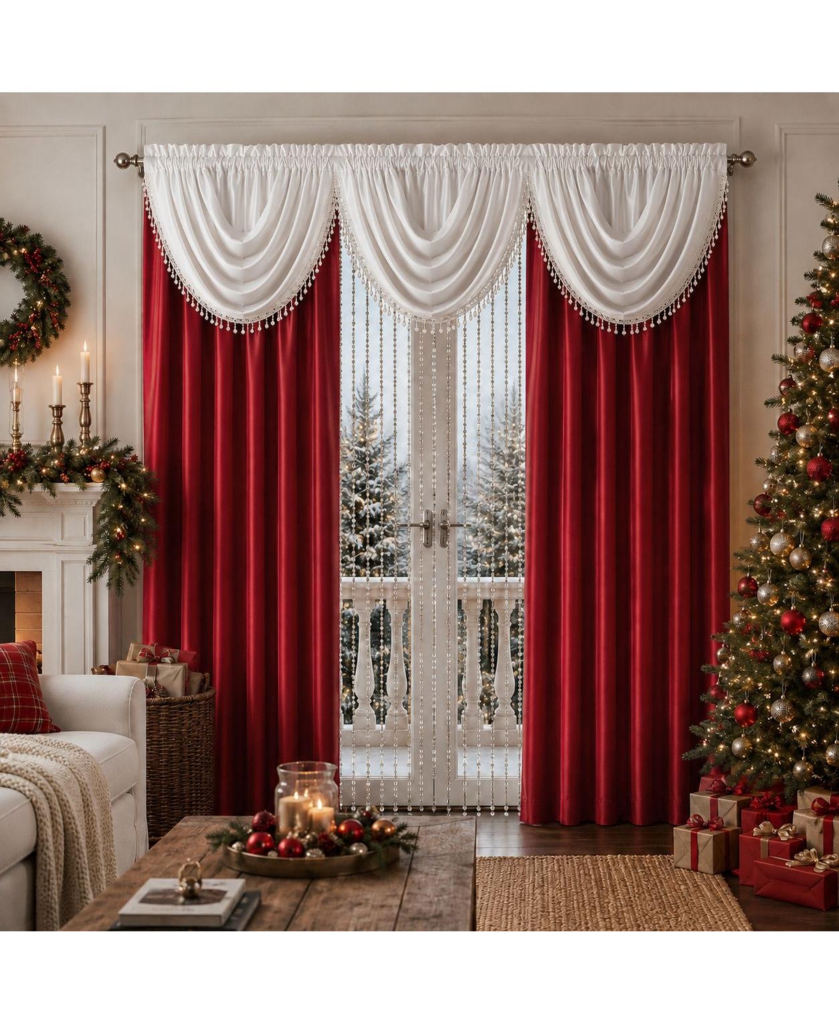 Click here for Kate Aurora 6 Piece Maison Estate Semi Sheer Colle... prices