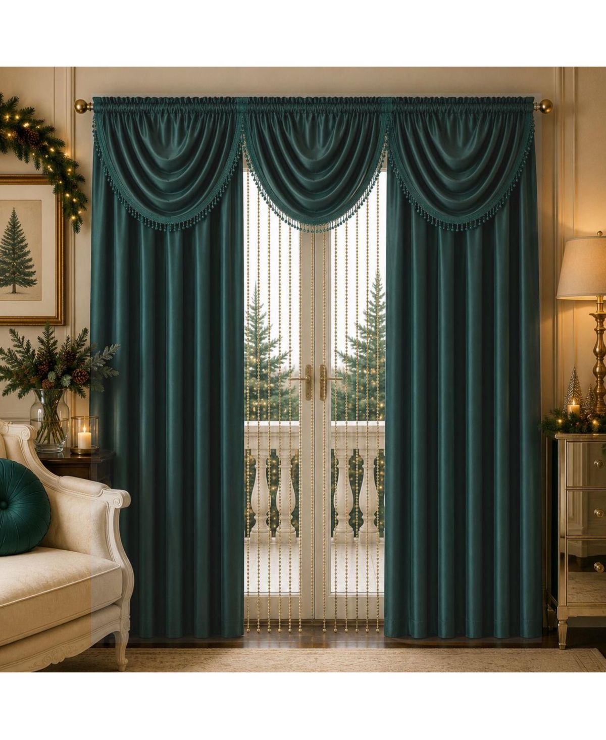 Click here for Kate Aurora 6 Piece Maison Estate Semi Sheer Colle... prices