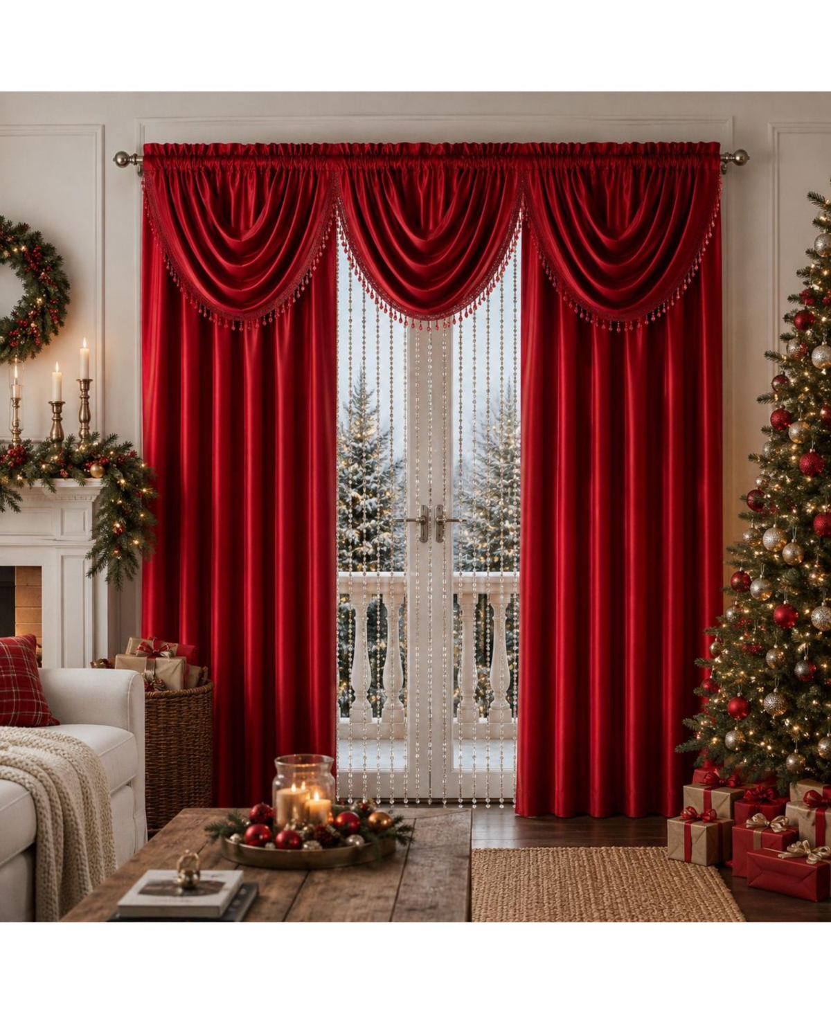 Click here for Kate Aurora 6 Piece Maison Estate Semi Sheer Colle... prices